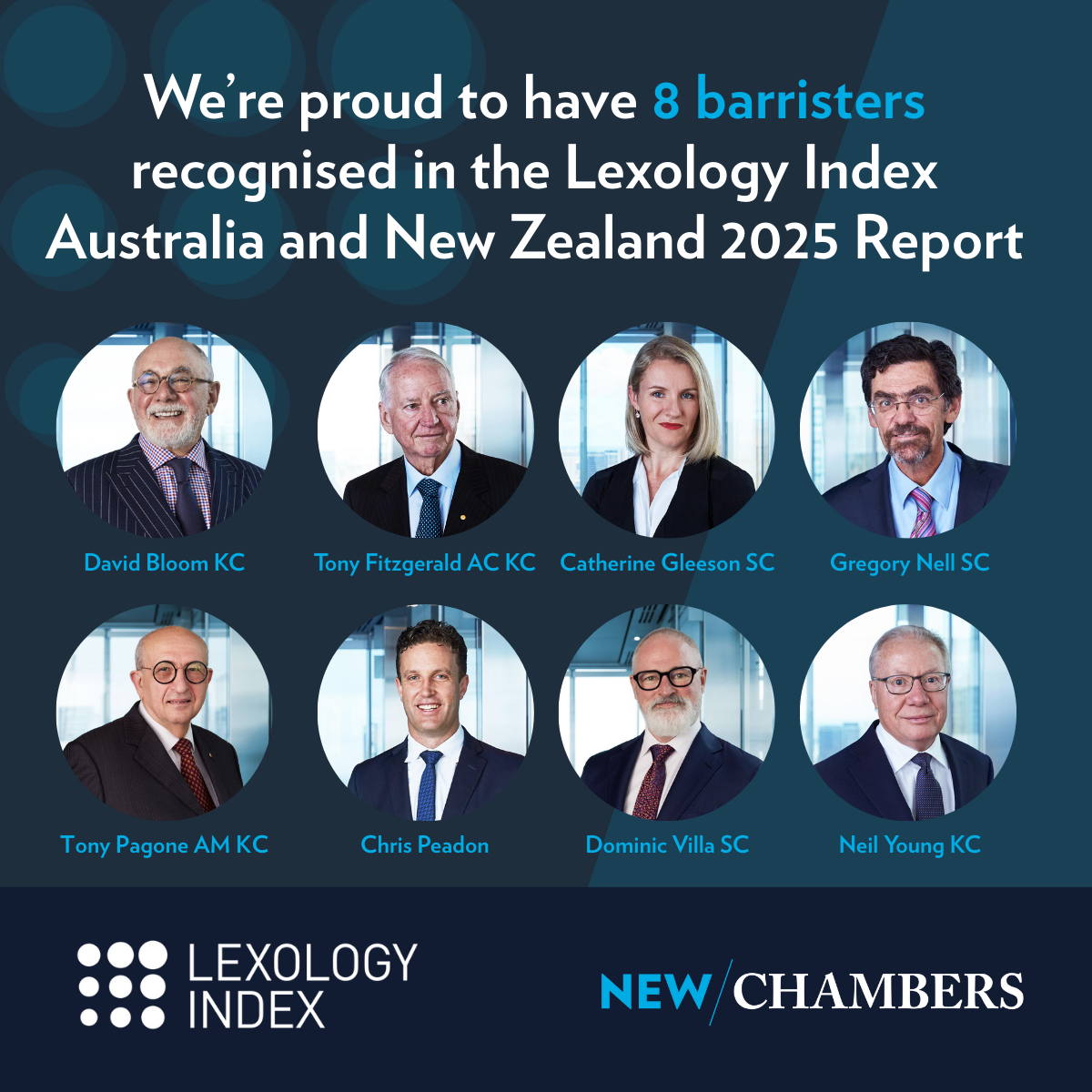 Lexology Index - Australia and New Zealand 2025 - New Chambers