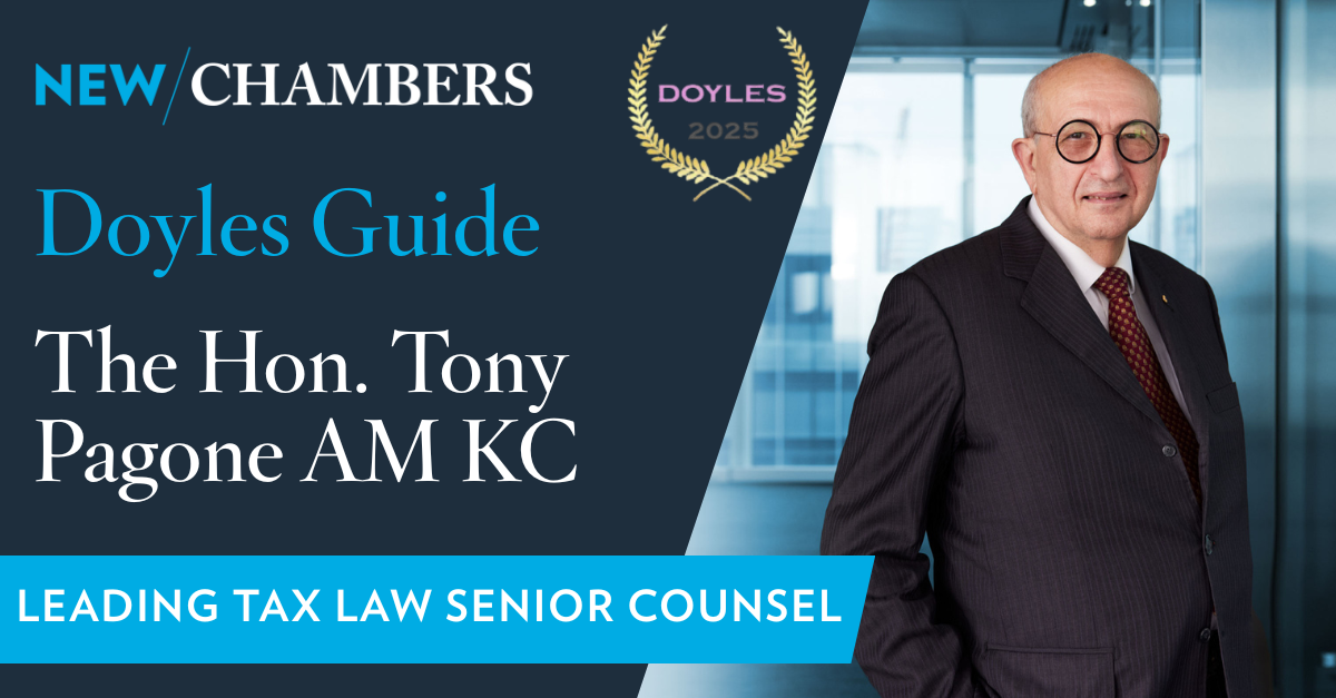 Doyle’s Guide Leading Tax Law Senior Counsel - New Chambers