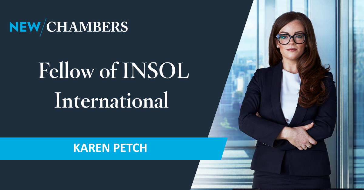 Karen Petch joins Emma Beechey as INSOL International Fellow - New Chambers